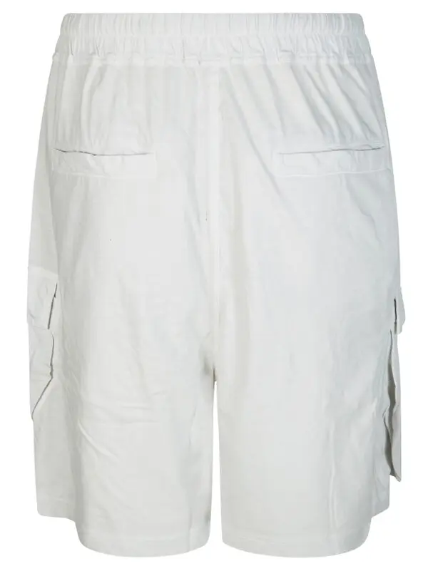 Rick Owens Bela Cargo Shorts - White