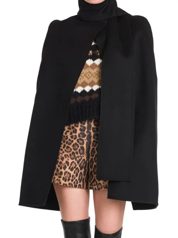 Valentino Garavani Tie-neck Cape