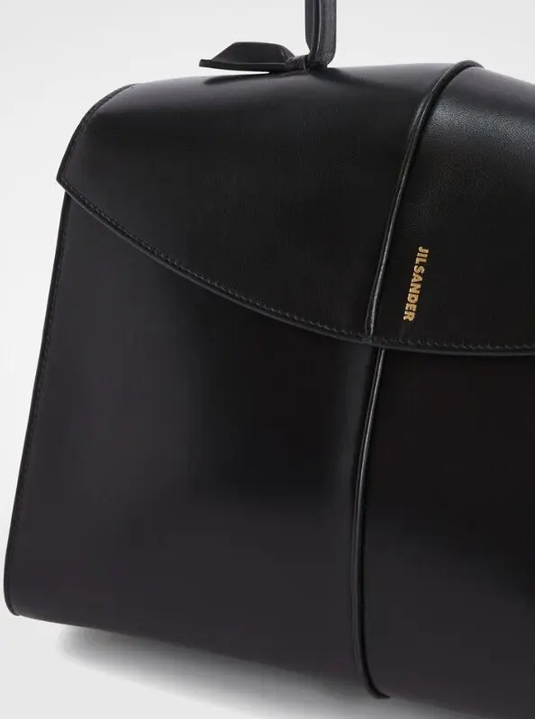 JIL SANDER Linea Medium Handbag - Black