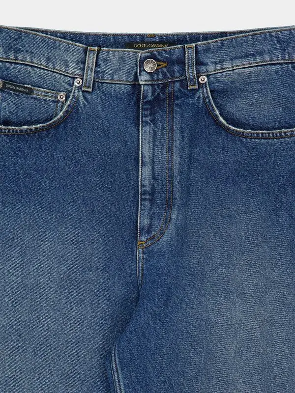 Dolce & Gabbana Loose Fit Five-pocket Jeans