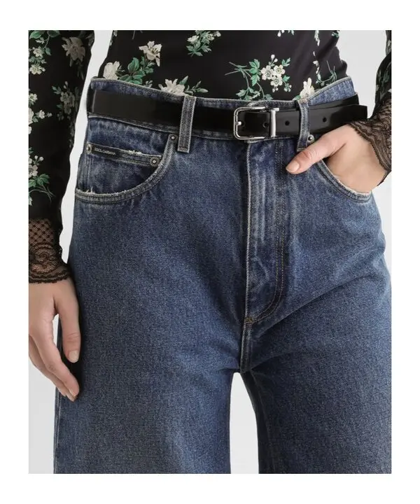 Dolce & Gabbana Loose Fit Five-pocket Jeans
