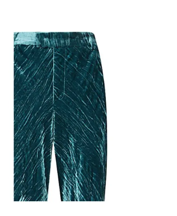 Etro Logo Straight Leg Casual Pants - Green