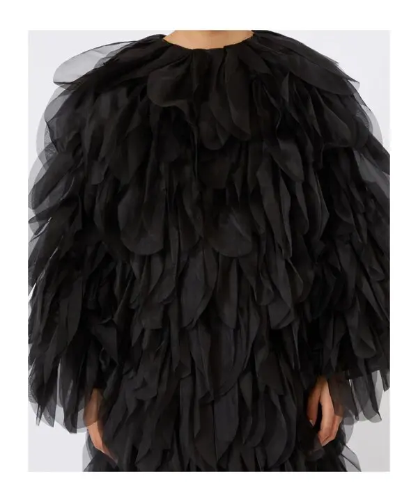 Max Mara Lauto" Ruffled Overcoat