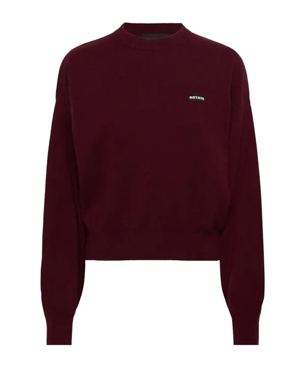 ROTATE BY BIRGER CHRISTENSEN Logo Crewneck Sweater