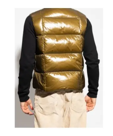 Dsquared2 Quilted Stand Collar Down Gilet - Brown