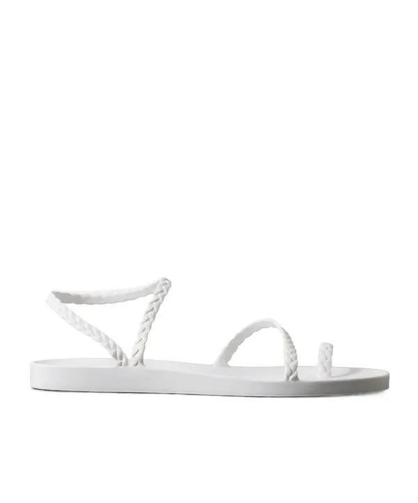 ANCIENT GREEK SANDALS Strappy Rubber Sandals - White