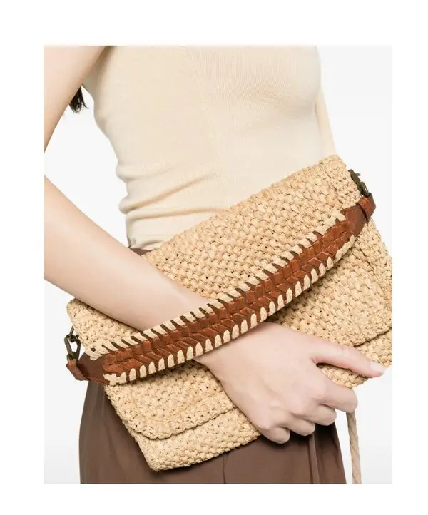 IBELIV Raffia Woven Shoulder Bag