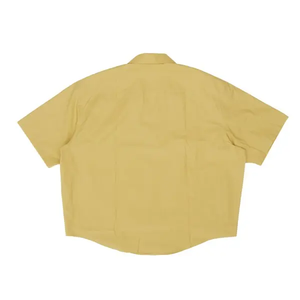 AMI Paris Short-sleeved Curved Hem Shirt