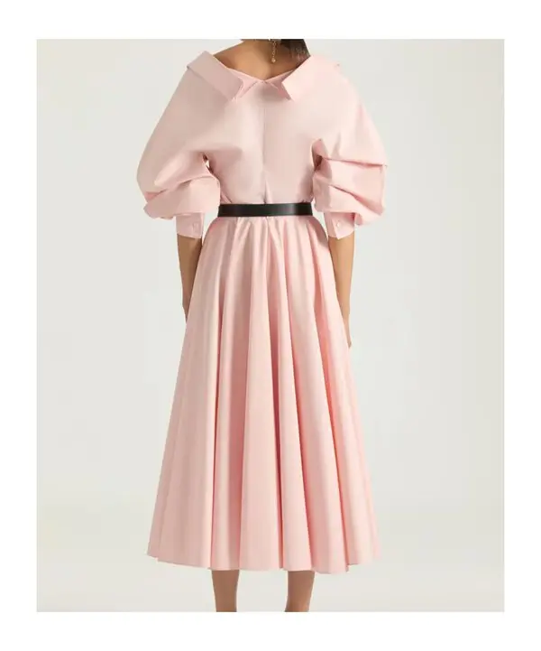 Givenchy Flared Long Circular Skirt - Nude