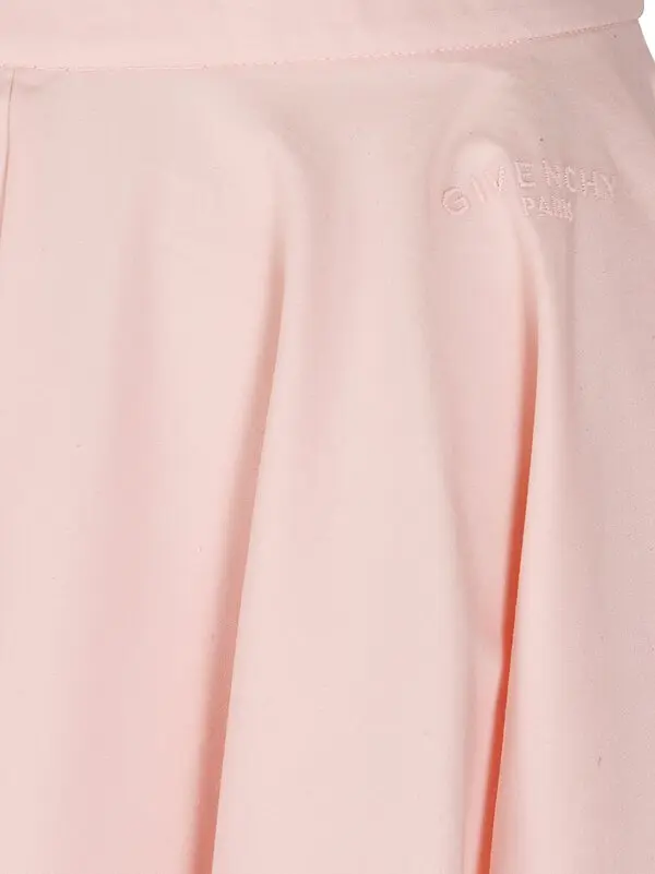 Givenchy Flared Long Circular Skirt - Nude