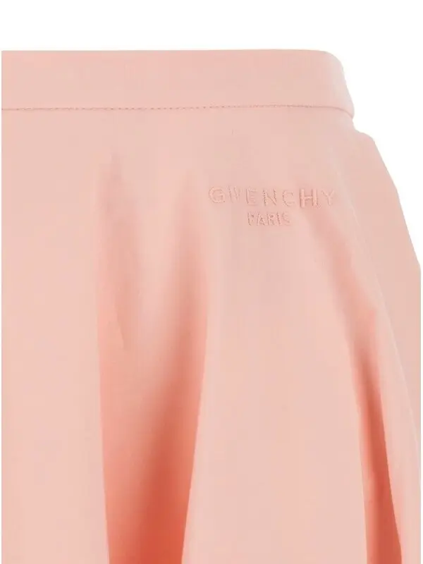 Givenchy Flared Long Circular Skirt - Nude