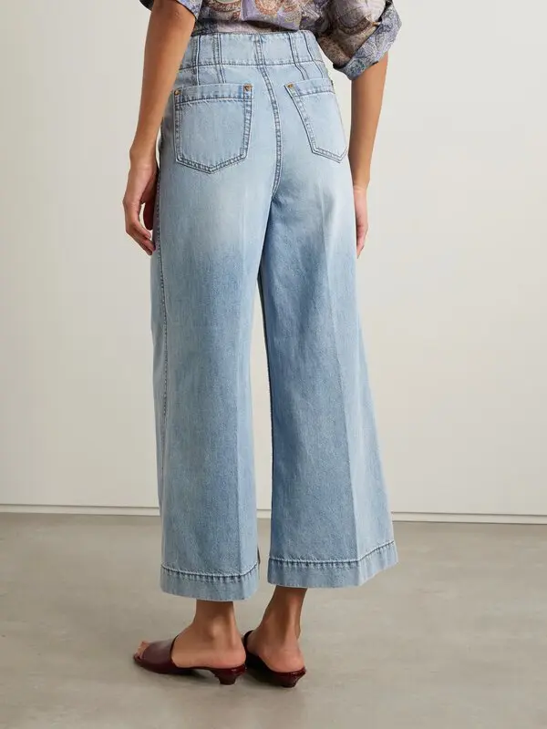 Zimmermann Wanderlust Buttoned Jeans - Light Blue