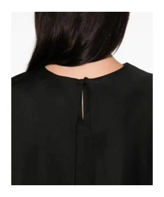 Simkhai Eliora Draped Cape Top - Black