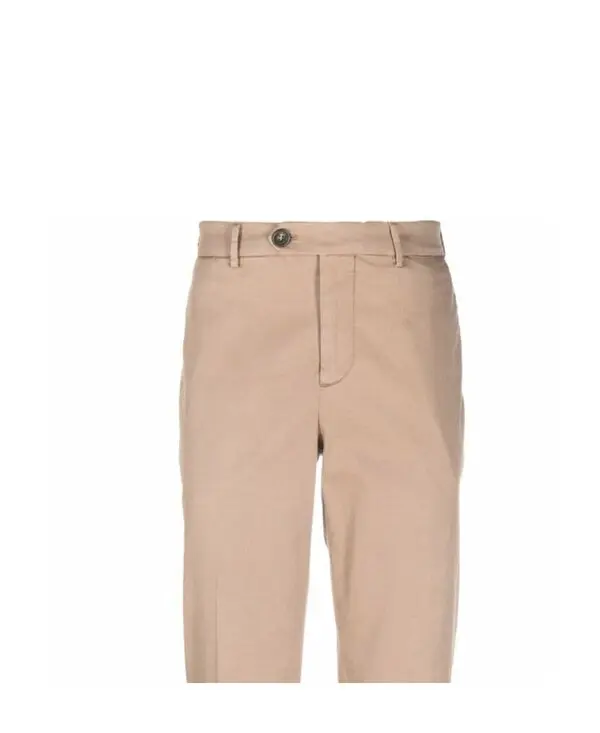 Brunello Cucinelli Tailored Straight Leg Trousers - Nude