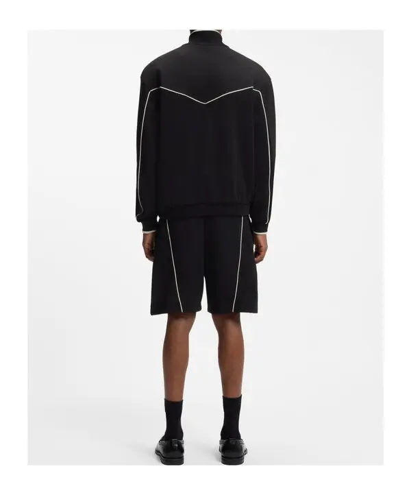 Hugo Boss Zip-up Jacket With Embroidered Logo