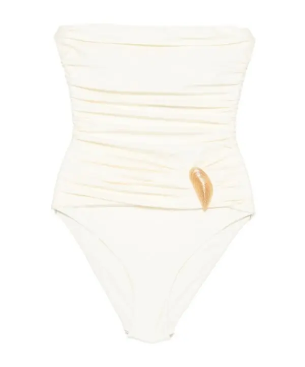 Simkhai Lorena One-piece Swimsuit - White