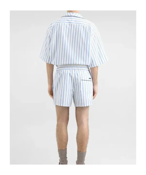 Dolce & Gabbana Striped Drawstring Bermuda Shorts