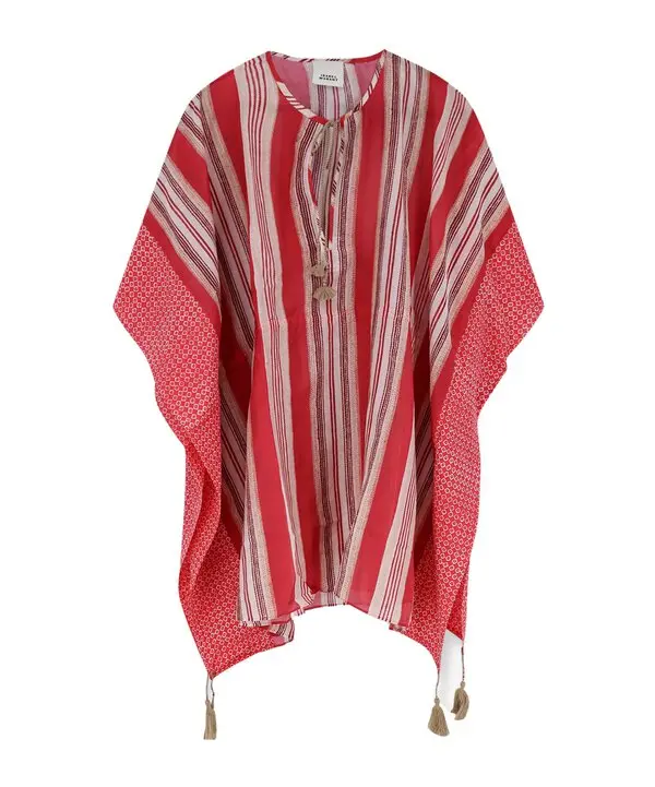 Isabel Marant Étoile Striped Blouse With Tie And Tassel Details
