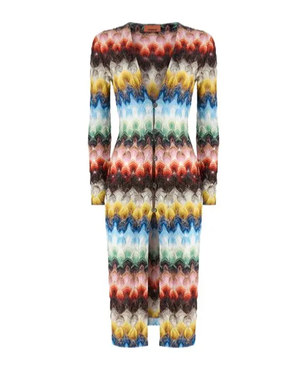 Missoni Long Lame Lace Cardigan - Multi-color