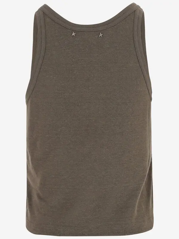 GOLDEN GOOSE Mara Crewneck Tank Top