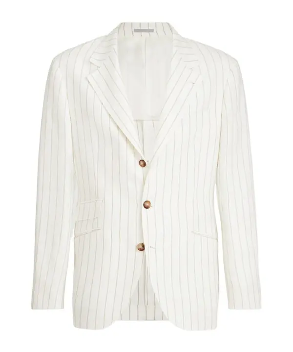 Brunello Cucinelli Striped Blazer - Panama