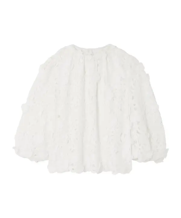 Zimmermann Patience Embroidered Cotton Blouse