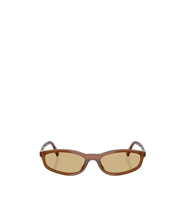 Miu Miu Oval Frame Sunglasses - Nude