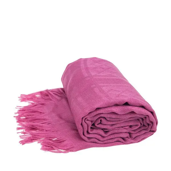 Gucci Logo Tassel Scarf - Pink
