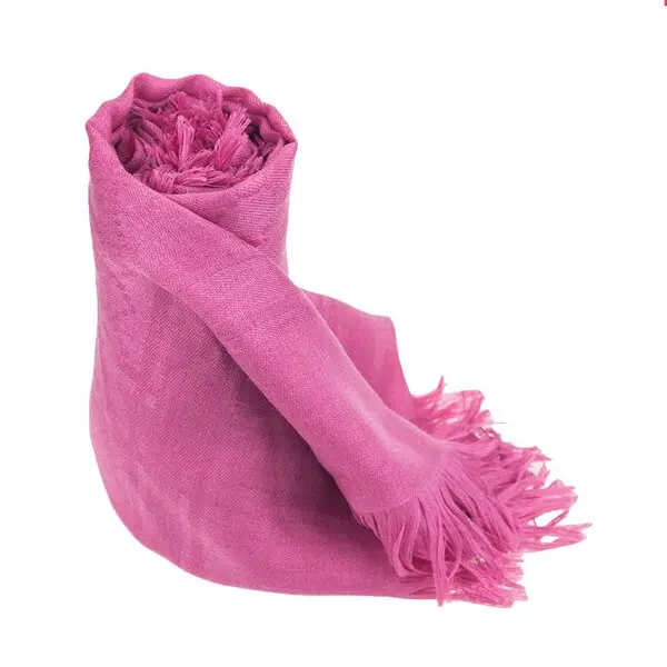 Gucci Logo Tassel Scarf - Pink