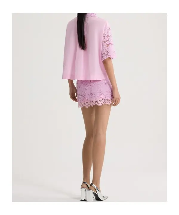 PATOU Short-sleeved Lace Shirt