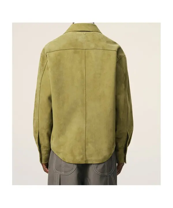 AMI Paris Buttoned Overshirt - Matcha