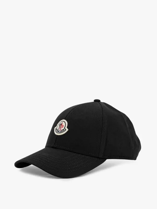 Moncler Baseball Cap With Logo - Black