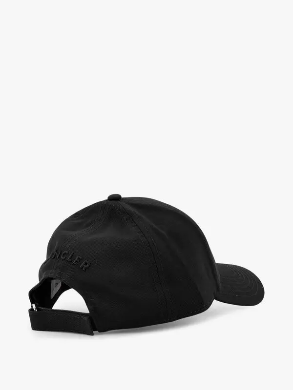 Moncler Baseball Cap With Logo - Black