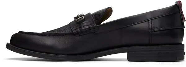 Hugo Boss Round-toe Loafers With Logo Hardware