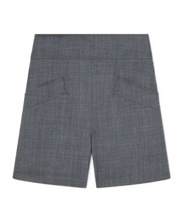 GANNI Tailored Bermuda Shorts - Phantom