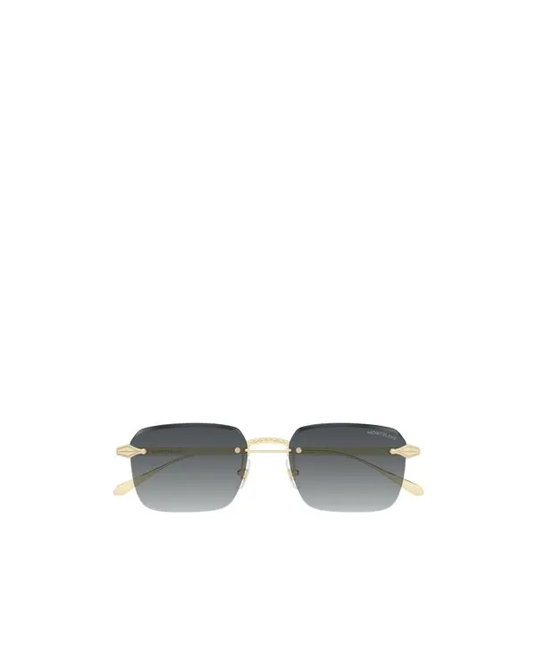 Montblanc Eyewear Square Frame Sunglasses - Gray