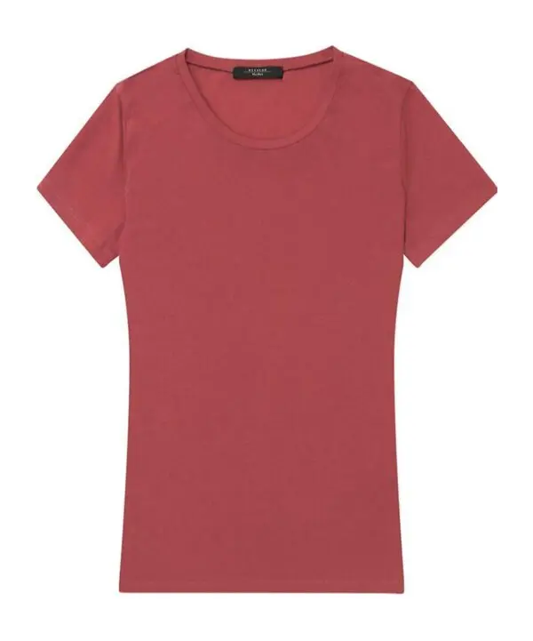 Max Mara T-shirt With Round Neck And Short Sleeves - Red