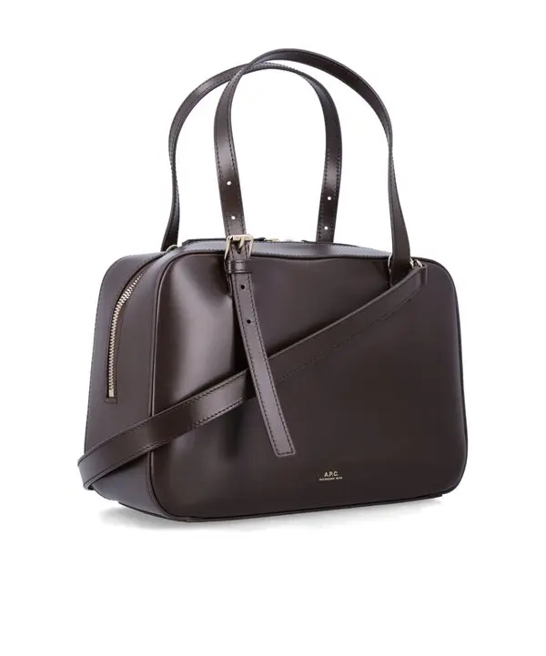A.p.c. Virginie Leather Box Bag