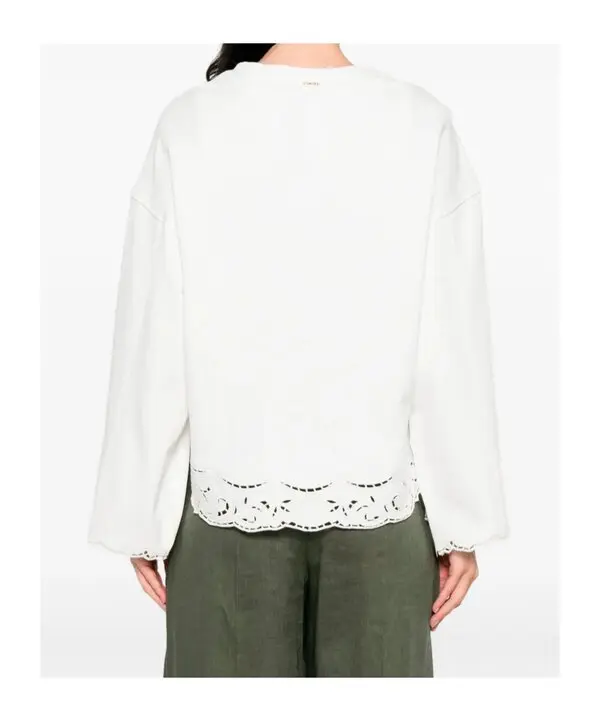 TWINSET Embroidered Detail Sweatshirt