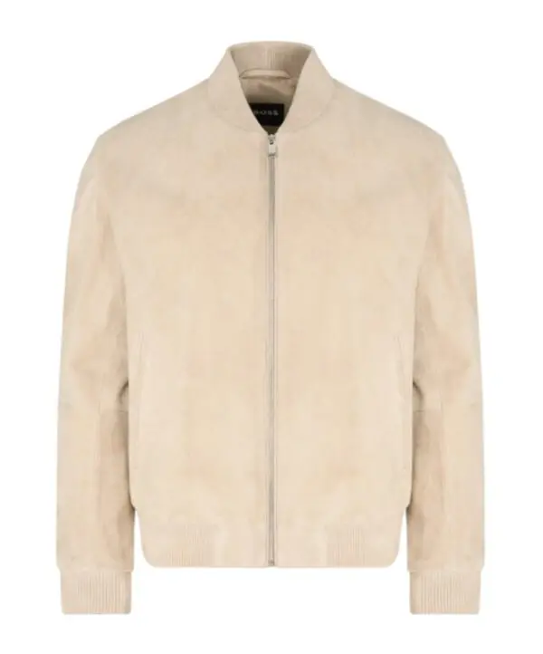 Hugo Boss Muller Bomber Jacket - Beige