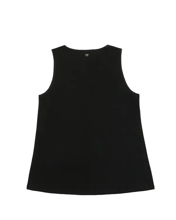 Max Mara Sleeveless Round Neck Dress With Embellished Yoke
