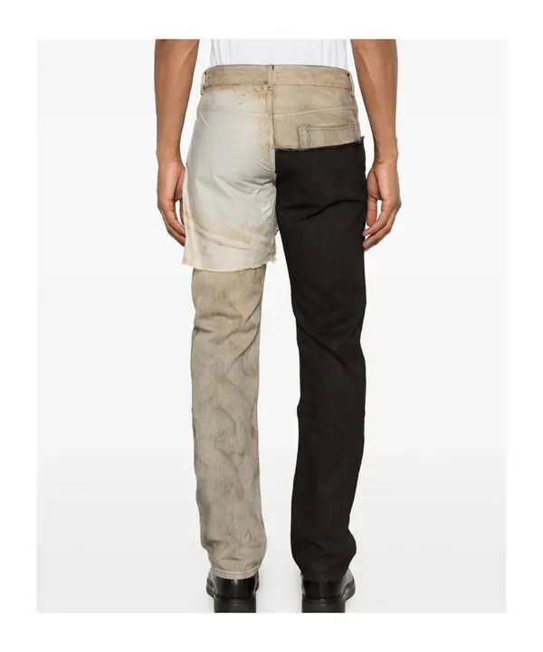 Rick Owens Paneled Jeans - Black