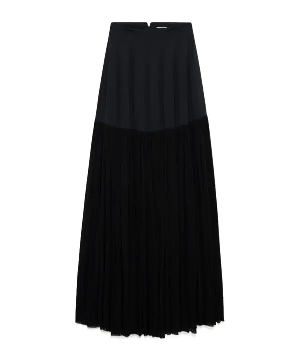 Simkhai Saryn Draped Jersey Midi Skirt