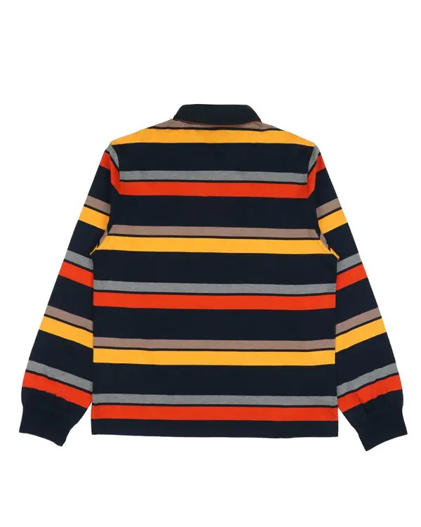 PAUL  SHARK Striped Long-sleeved Polo Shirt