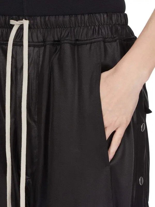 Rick Owens Button Detail Drawstring Shorts
