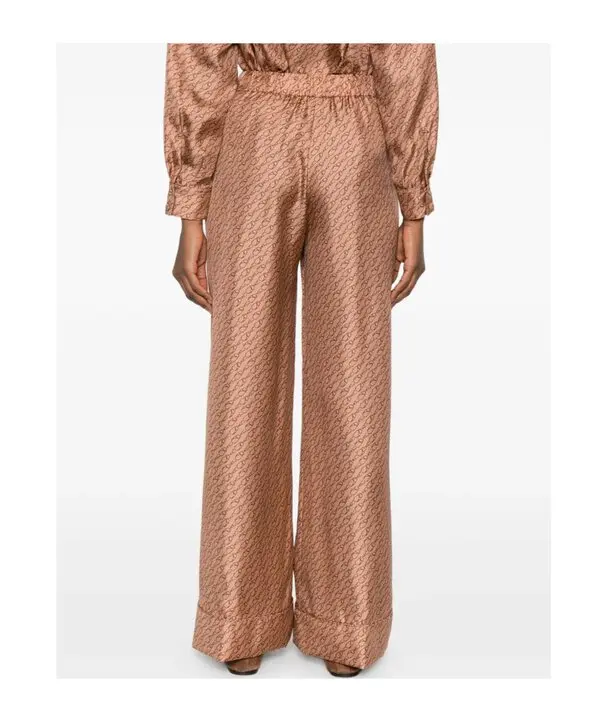 Herno Drawstring Patterned Trousers - Nude