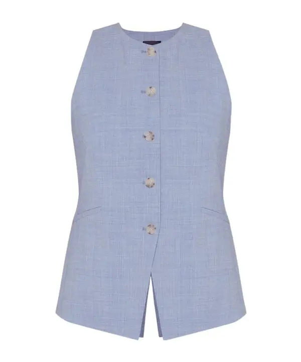 Hugo Boss Sleeveless Button-up Vest