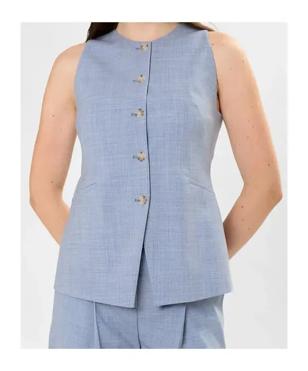Hugo Boss Sleeveless Button-up Vest
