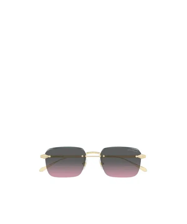Montblanc Eyewear Square Frame Sunglasses - Gray