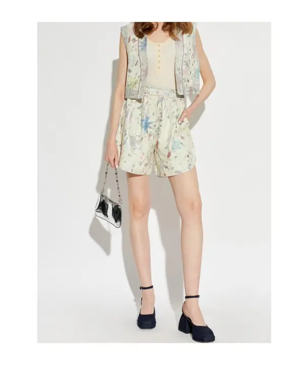 FORTE_FORTE Floral-print Sleeveless Waistcoat